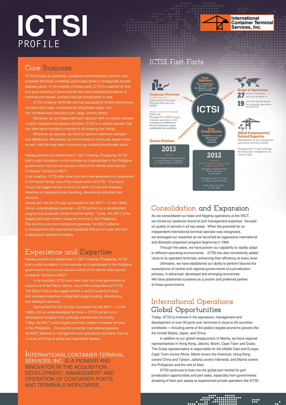 ICTSI Fact Sheet | d48